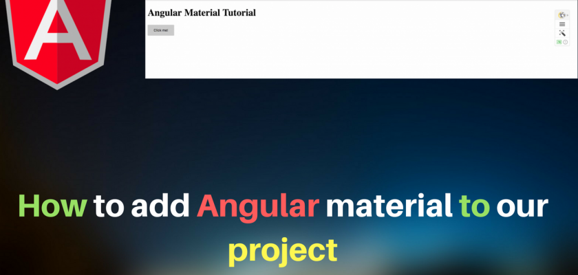 How to add Angular material to our project | Dunebook How to add Angular material to our project | Dunebook