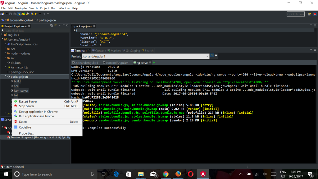 Setting Up And Using Fake Rest Api With Angular 4 Dunebook 1750