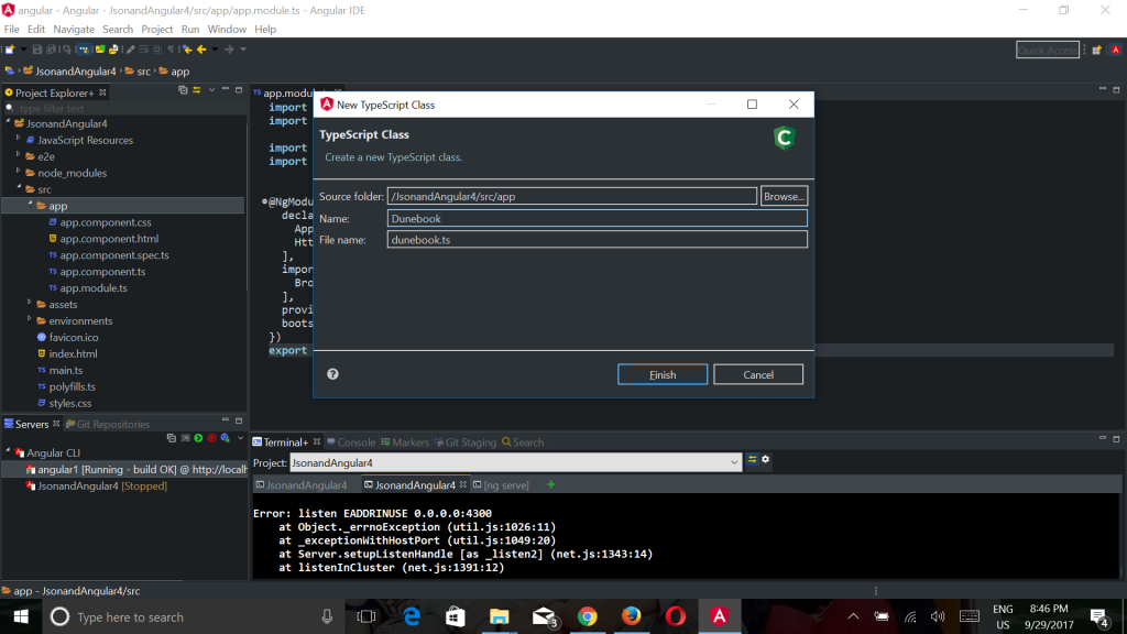 Setting Up And Using Fake Rest Api With Angular 4 Dunebook