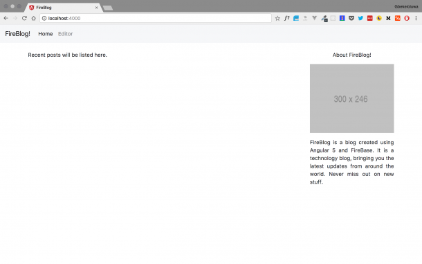 Creating A Blog Using Angular 5 And Firebase And Angular Universal Part 1 Dunebook