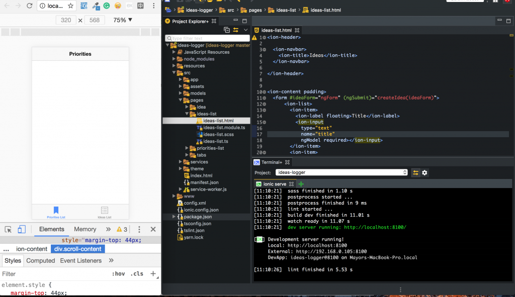 Building A Cross Platform Android And Ios App Using Ionic Angular Dunebook