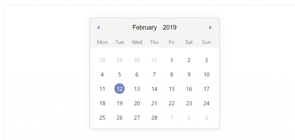 11 Best Vuejs Date Picker Components Vue Date Picker