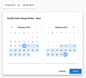 11 best Vue.js date Picker Components ( Vue date picker )