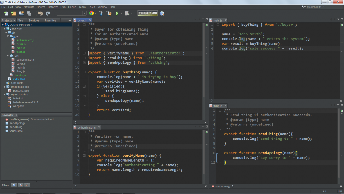 Java Netbeans Tronbezy