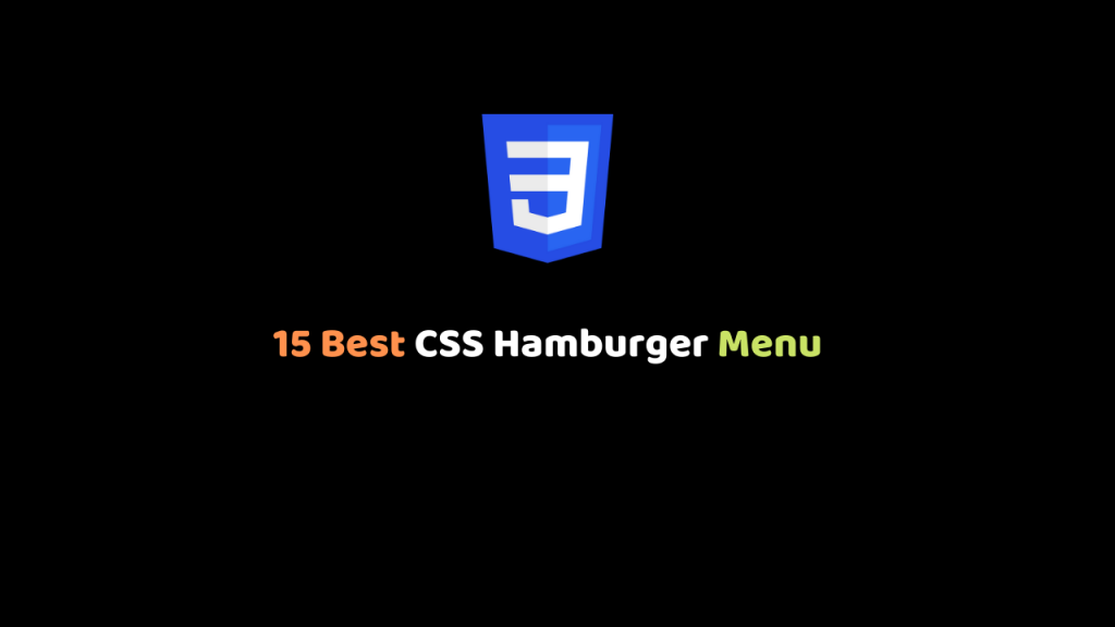 15 Best CSS Hamburger Menu - Dunebook